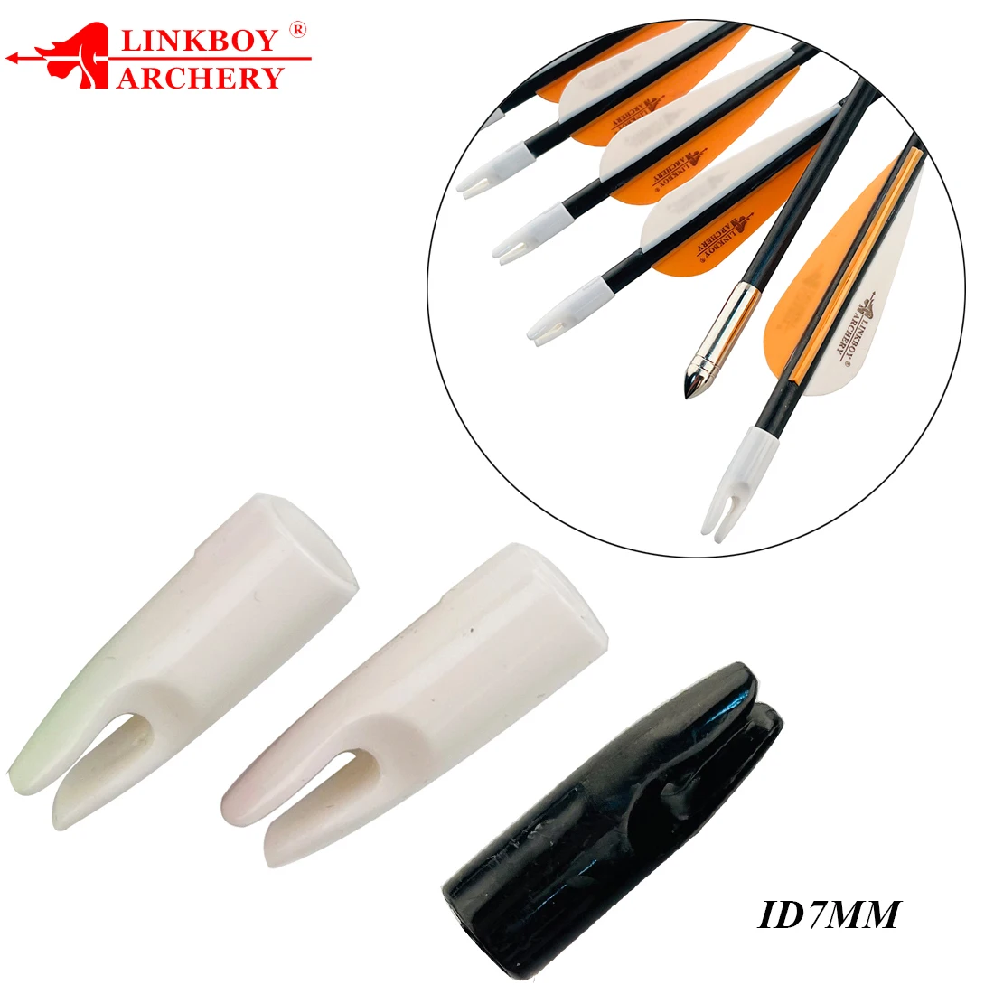 30pcs-Arrow-Nocks-ID-7mm-Archery-Arrow-Nocks-For-Fiberglass-Arrows ...