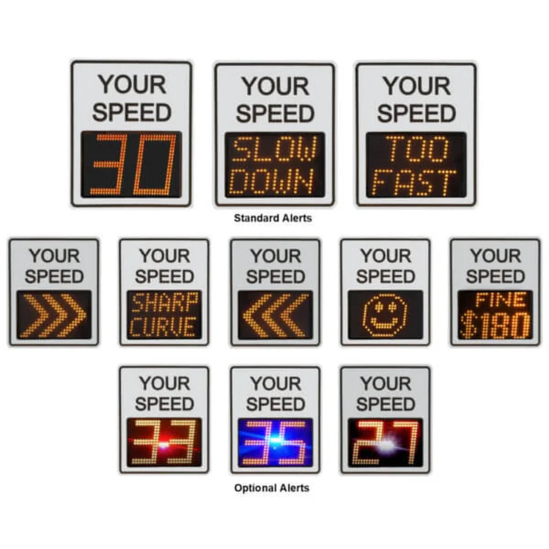 LED-Solar-Speed-Radar-Sign-Traffic-Detector-Radar-Sensors-Led-Speed ...