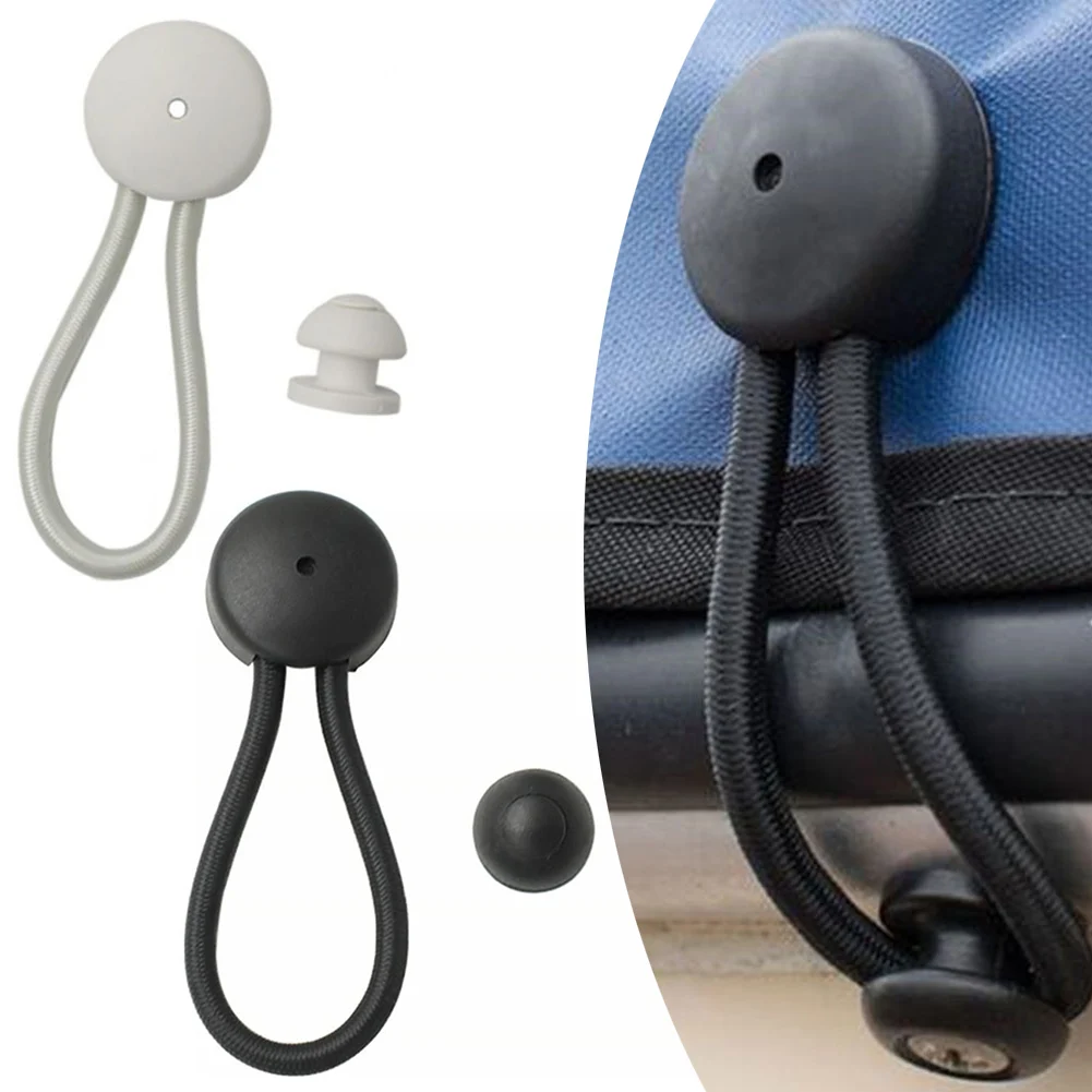 2pcs Yacht Rope Elastic Buckle Nylon Shock Fastener Bungee Cord Clip ...