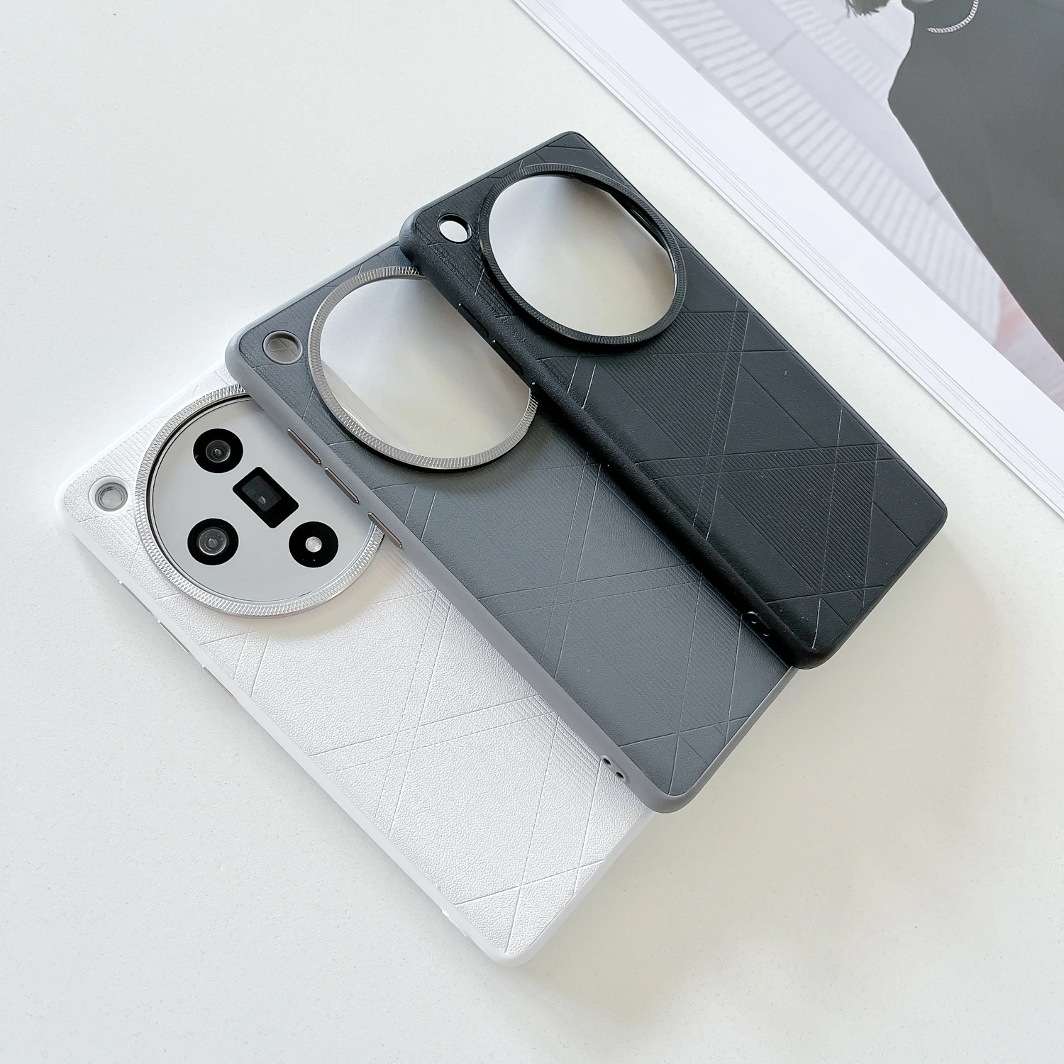 Luxury Prismatic Leather Metal Camera Case, Anti-Scratch Slim Matte ...