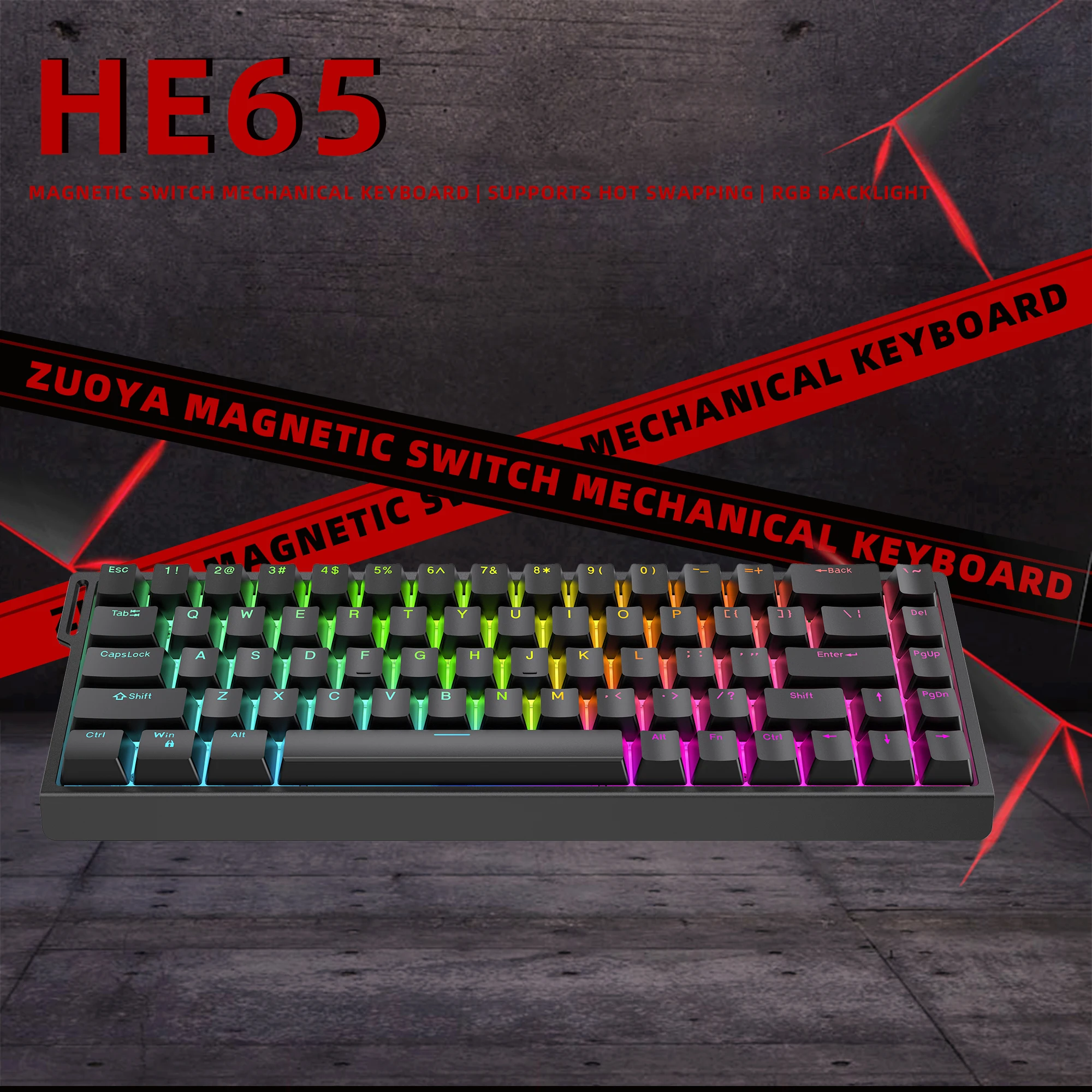 ZUOYA HE30/65 механическая клавиатура | AliExpress