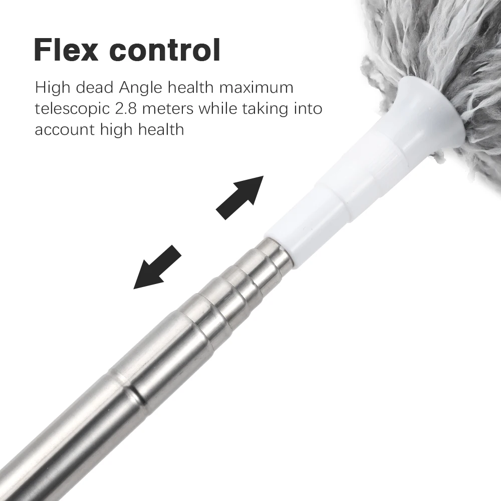 Brosse à main,Dépoussiéreur à pliage télescopique réglable,brosse à ...