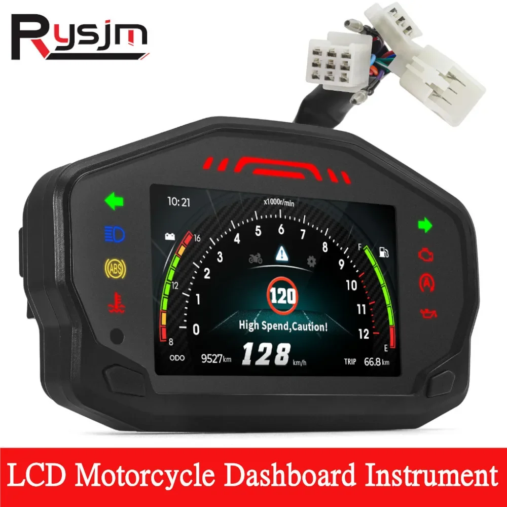 HD-Universal-Motorcycle-Dashboard-Speedometer-Tachometer-For-2-4 ...
