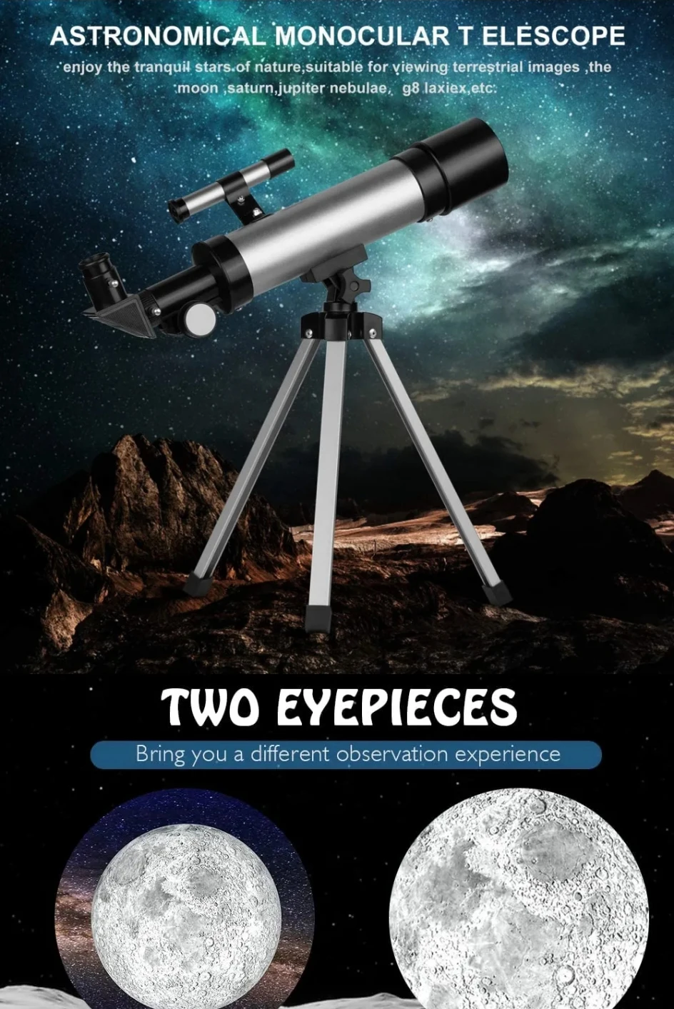 New F36050 Reflecting Telescope Professional Astronomical Telescope Mo ...