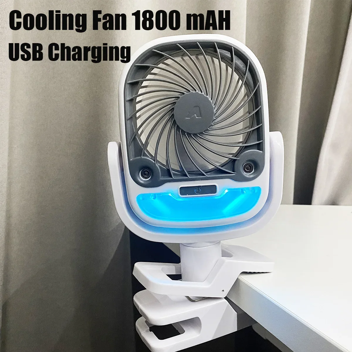 1800-MAh-USB-Charging-Desktop-Cooling-Fan-3-Speed-Small-Fan-Great ...