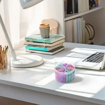 300PCS Colorful Paper Clips Office Supplies Paper Clip Large File ...