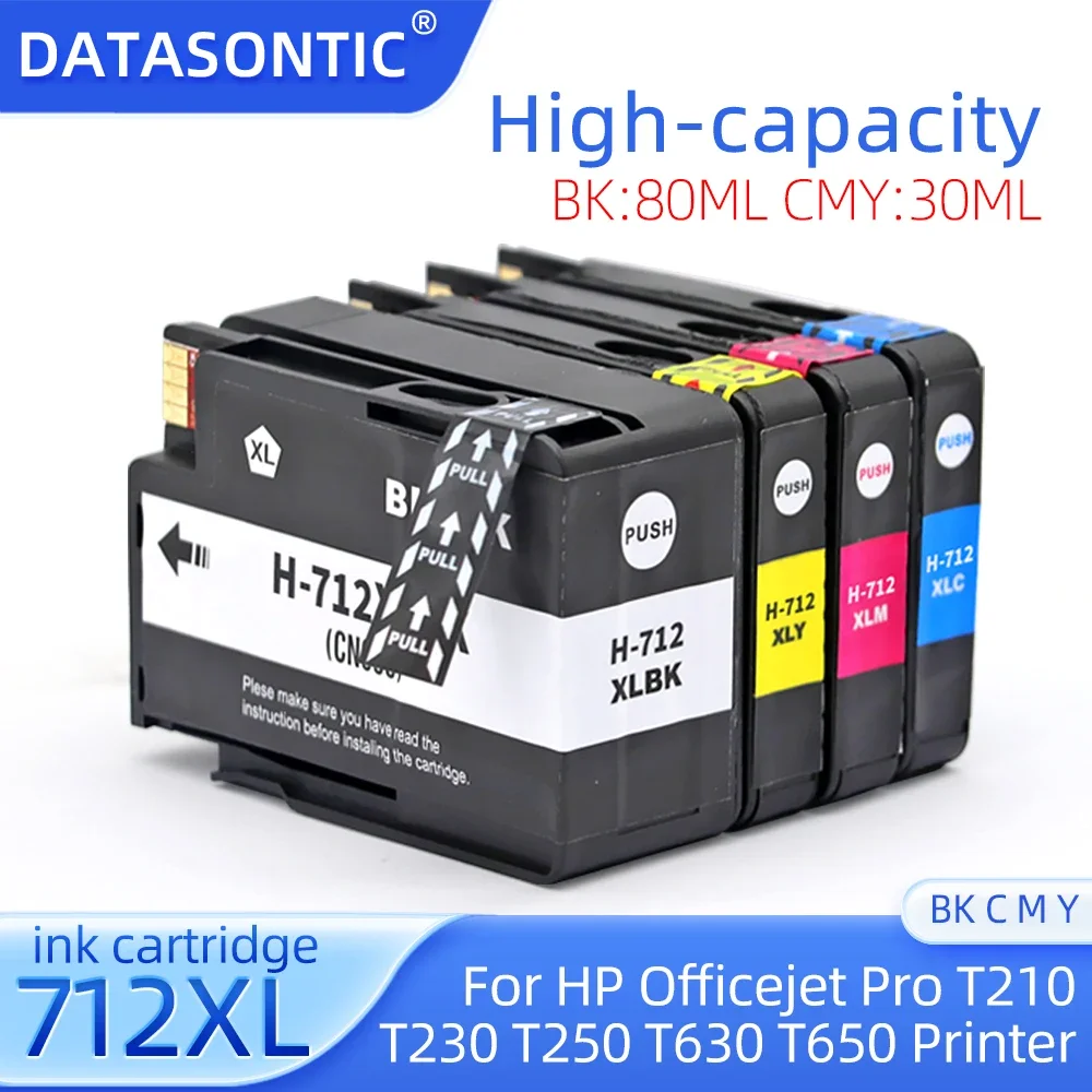 NEW-712XL-ink-Cartridges-712-Compatible-For-HP-Officejet-Pro-T210-T230 ...