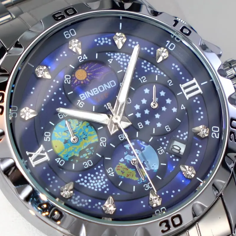 Reloj de pulsera para hombre, marca Starry Sky Van Gogh, con correa de ...