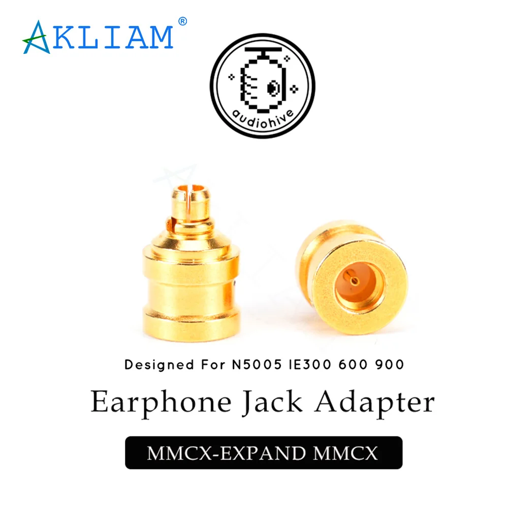 AkLIAM-Audiohive-Earphone-Jack-Adpter-MMCX-to-MMCX-Headphone-Cable-Pin ...