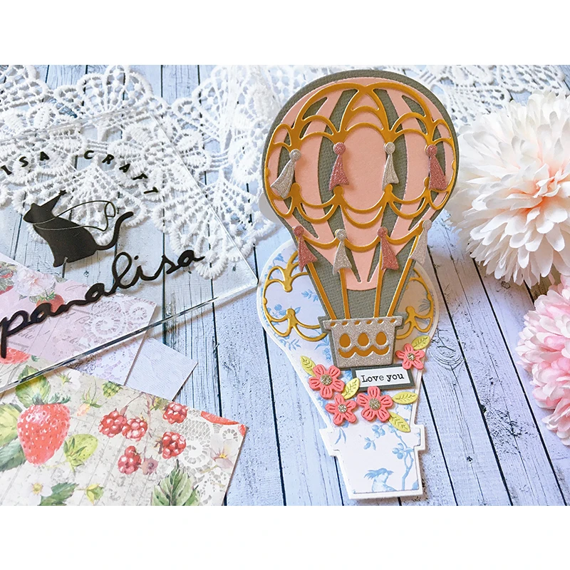 Panalisacraft-Pop-up-Hot-Air-Balloon-Metal-Cutting-Dies-Stencils-for ...
