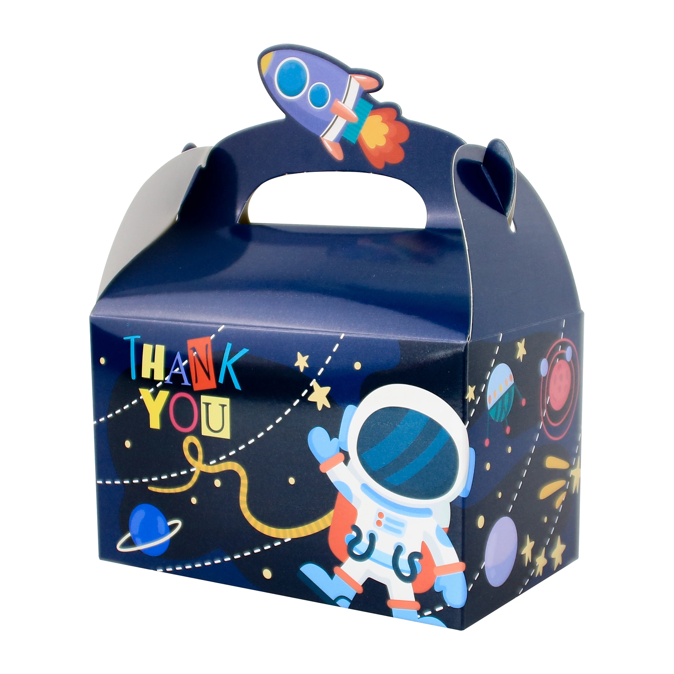 12PCS Outer Space Astronaut Party Favors Bags with Stickers candy treat ...