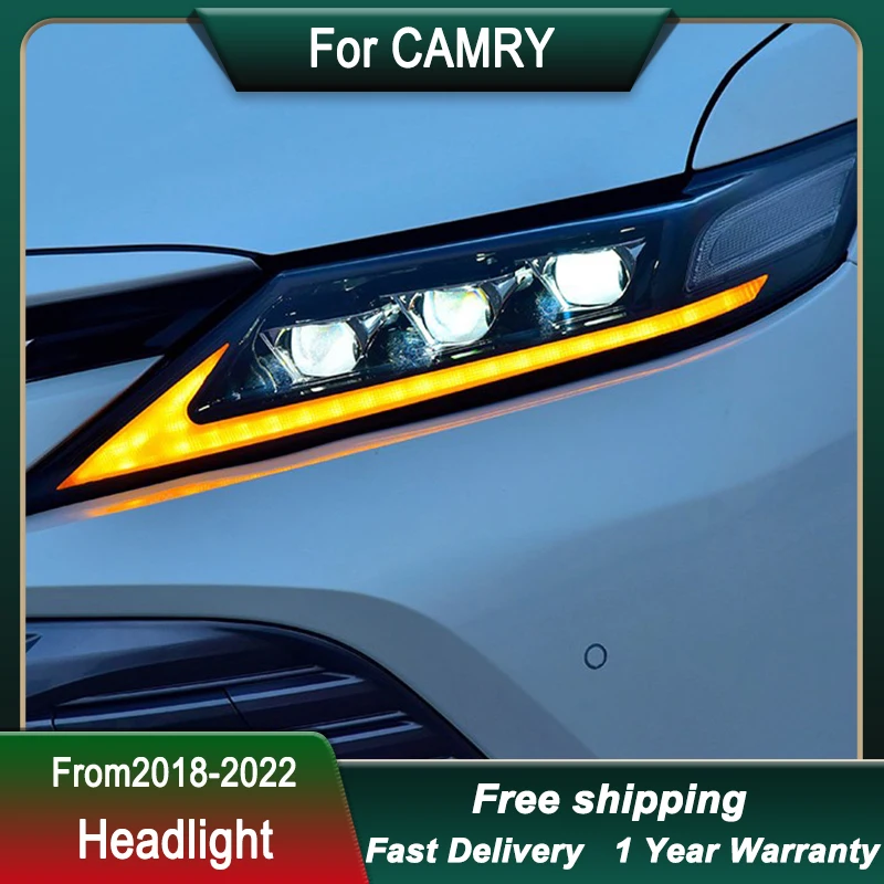 Car-Headlight-For-Toyoto-CAMRY-18-22-Upgrade-LED-Head-Lamp-Upgrade-DRL ...