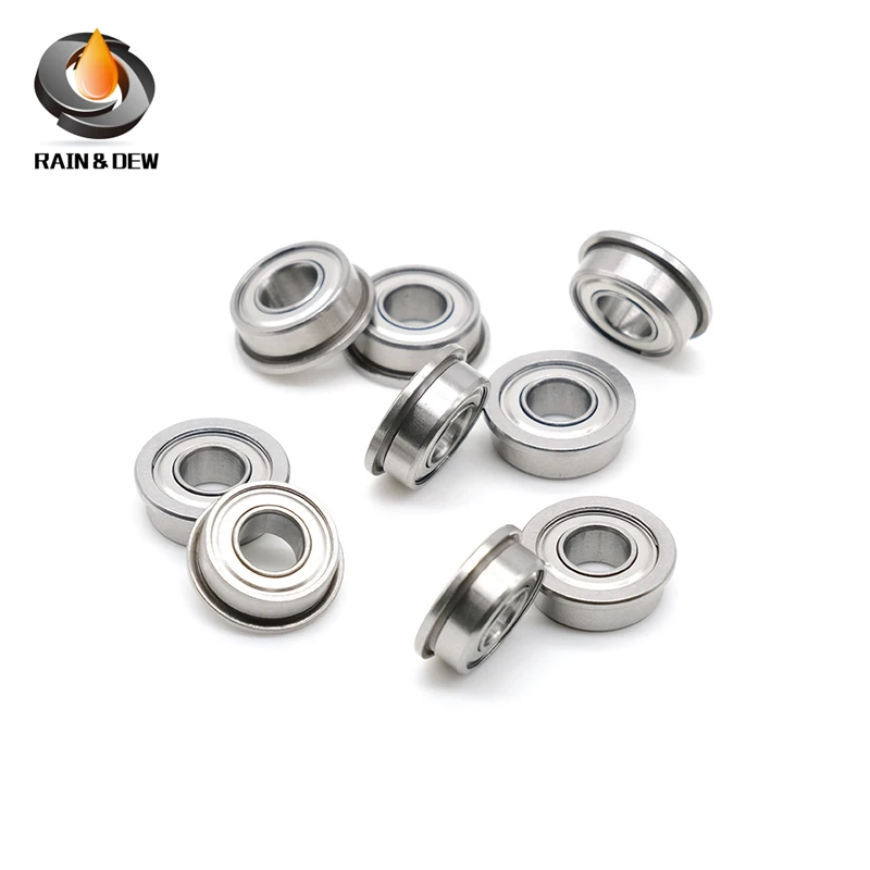 F685ZZ-Flange-Bearing-5x11x5-mm-ABEC-7-10-PCS-Flanged-F685-Z-ZZ-Ball ...