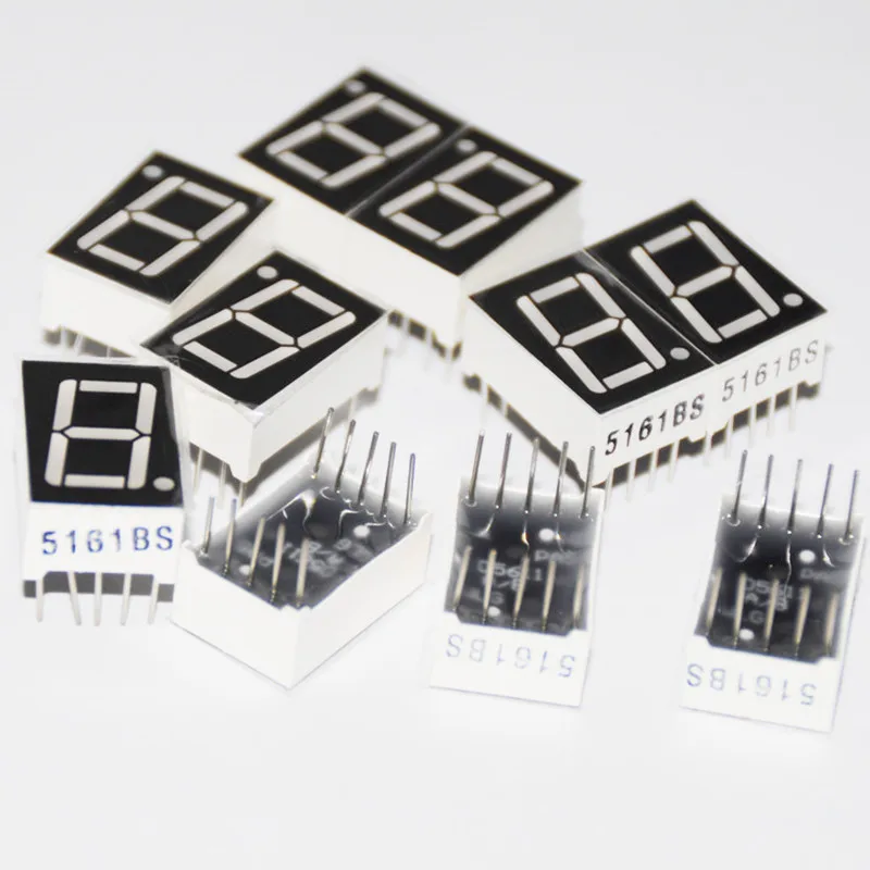 10pcs 1digit 7segment 0.56inch Common Anode Cathode Display 0.56 Led 7 ...