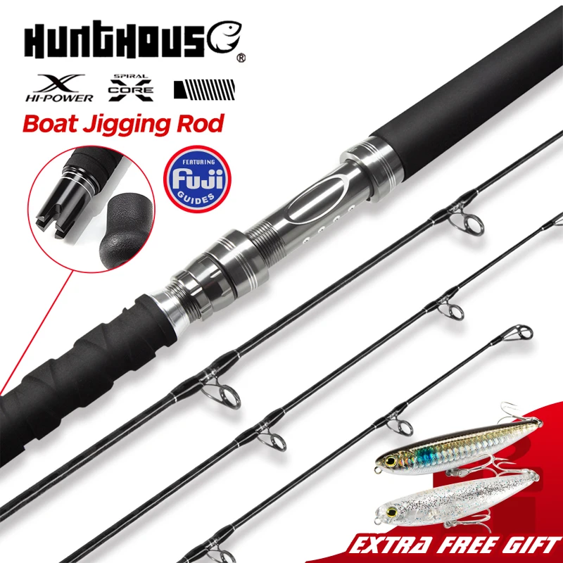 Hunthouse-Ocea-Game-GT-Popping-Fishing-Rod-Spinning-Fuji-Guide-Carbon ...