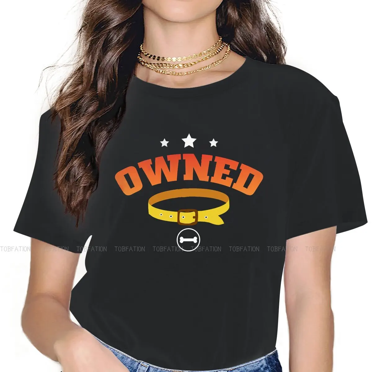 Owned Fetish Couple Slave Dominatrix Women's T Shirt BDSM Ladies Tees ...