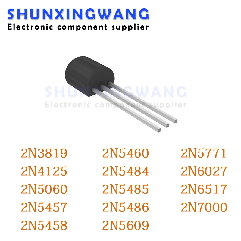 10個2n7000 to92から92 2n3819 2n4125 2n5060 2n5457 2n5458 2n5460 2n5484 ...