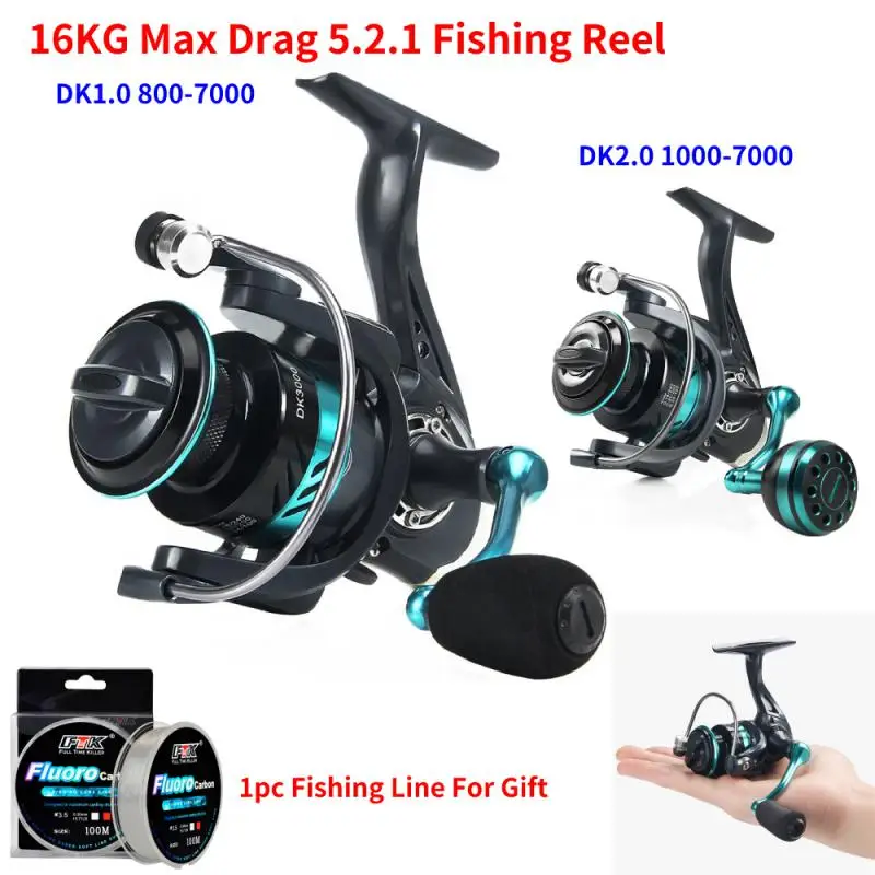 DK-1000-7000-Series-5-2-1-Gear-Ratio-22LB-Max-Drag-CNC-Metal-Spool ...