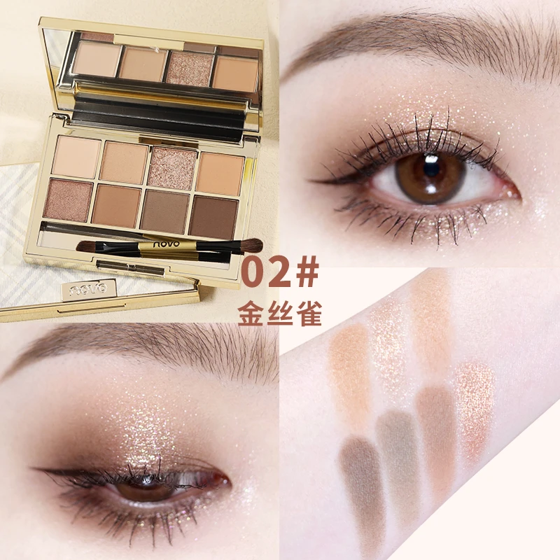 Luxurious Fashionable Diamond Eye Shadow Palette Matte Shimmer Soft ...