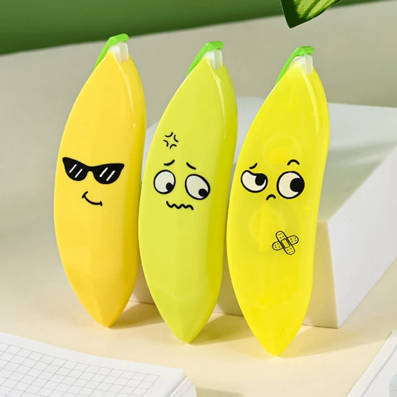 Creative-Banana-Series-Correction-Tape-Funny-Expression-PET-Film ...