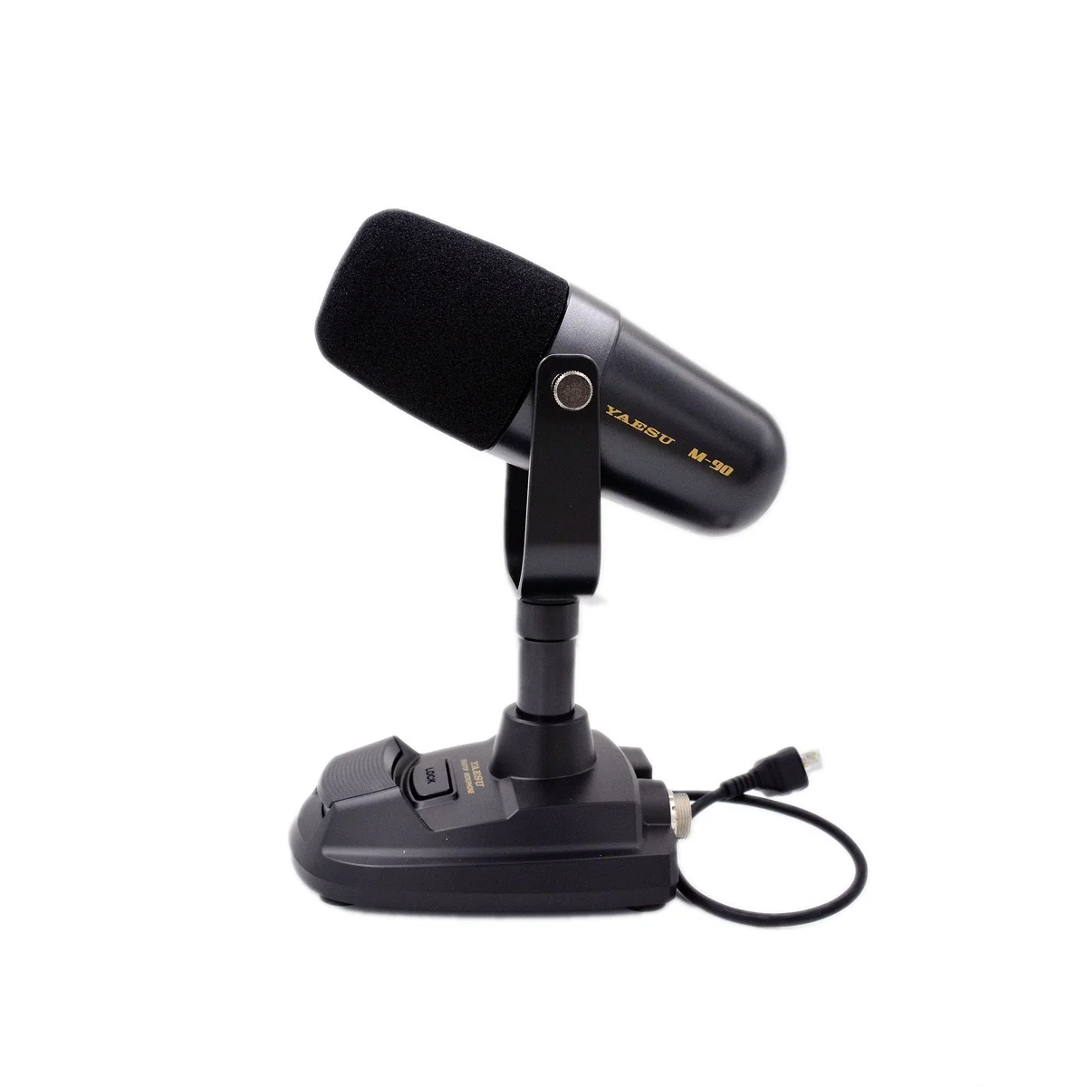YAESU-M90-Desktop-PTT-Microphone-Enhanced-Audio-Quality-Low-Cut-Filter ...