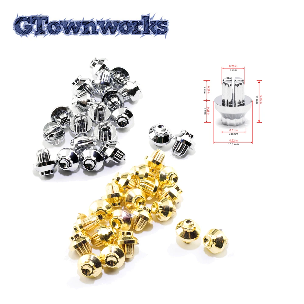 25pcs-8mm-Car-Universal-Wheel-Rivets-Nuts-For-Refits-Rims-Cap-Lip-Screw ...