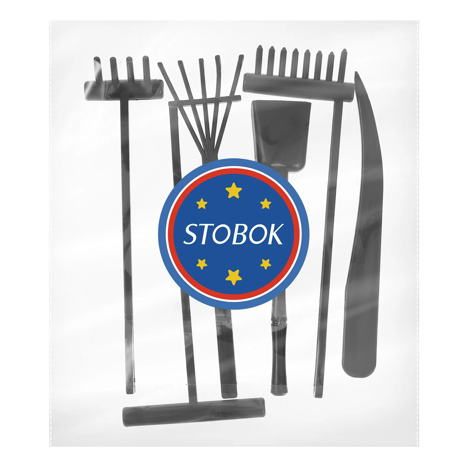 6 Db Sand Rake Box Rakes Mini Desk Kit Apró Díszes Push Szerszámok ...