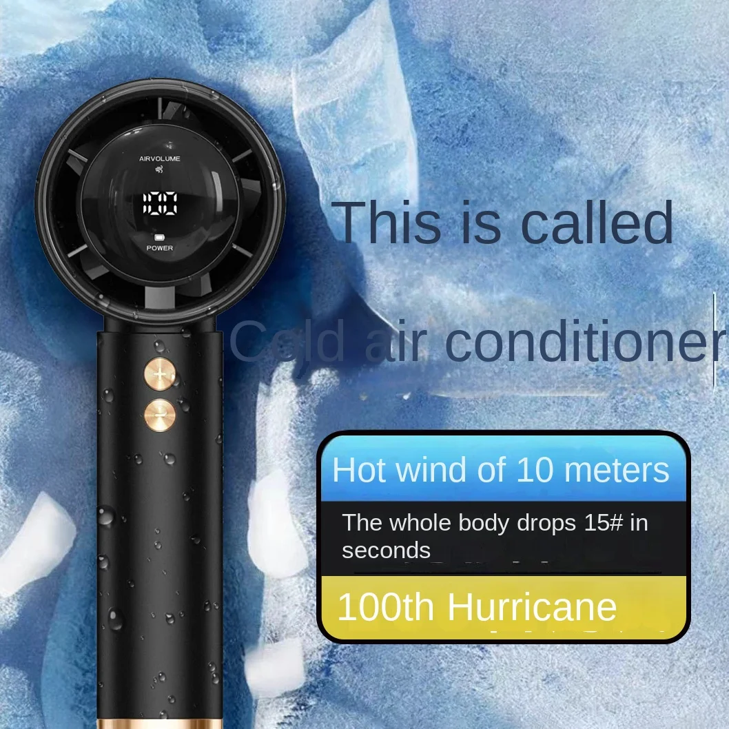 6000-MA-Handheld-Turbo-Jet-Fan-Mini-Portable-Ice-Cold-Fan-Generation ...