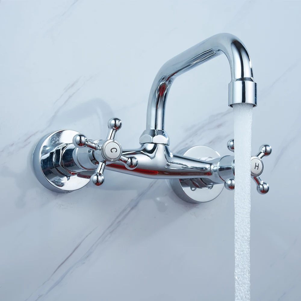 Classic-Basin-Faucet-Rotatable-Bathroom-Tap-Double-Handle-Mixer-Faucet ...
