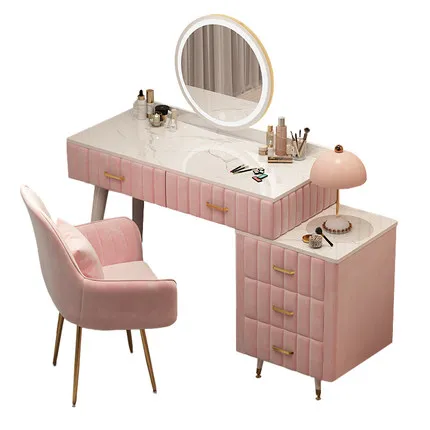 Modern-light-luxury-simple-bedroom-bedside-storage-cabinet-integrated ...