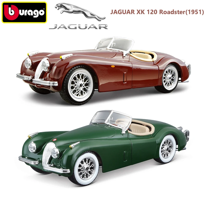 Bburago-Jaguar-XK120-Roadster-1951-Vintage-Cars-1-24-Alloy-Vehicle-Diecast-Cars-Model-Toy ...
