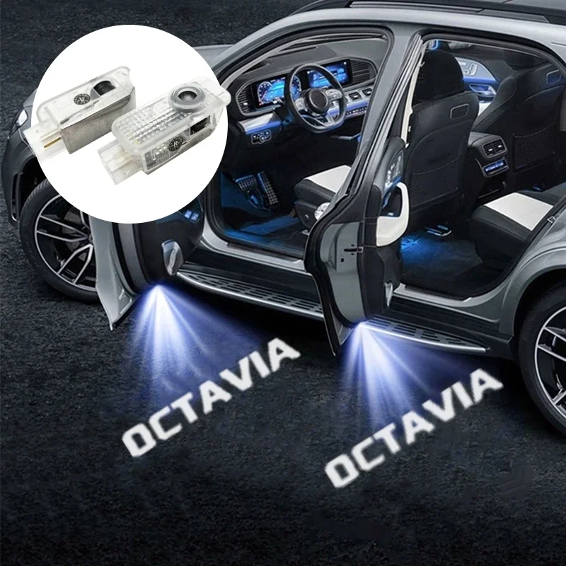 for-Skoda-Old-Octavia-2004-2006-Car-Door-Laser-Projector-Ghost-Shadow ...