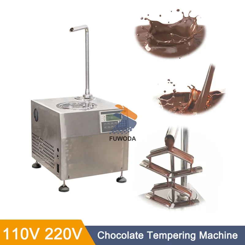 110V 220V Automatic Chocolate Machinery Small Chocolate Tempering ...