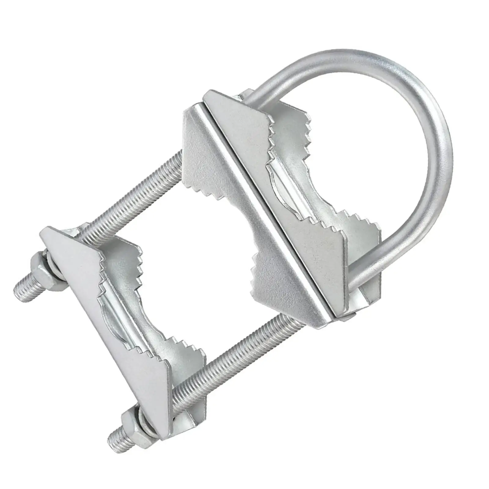 Pipe-Mount-Antenna-Mast-Clamp-V-Jaw-Block-with-U-Bolts-Bracket-Holder ...
