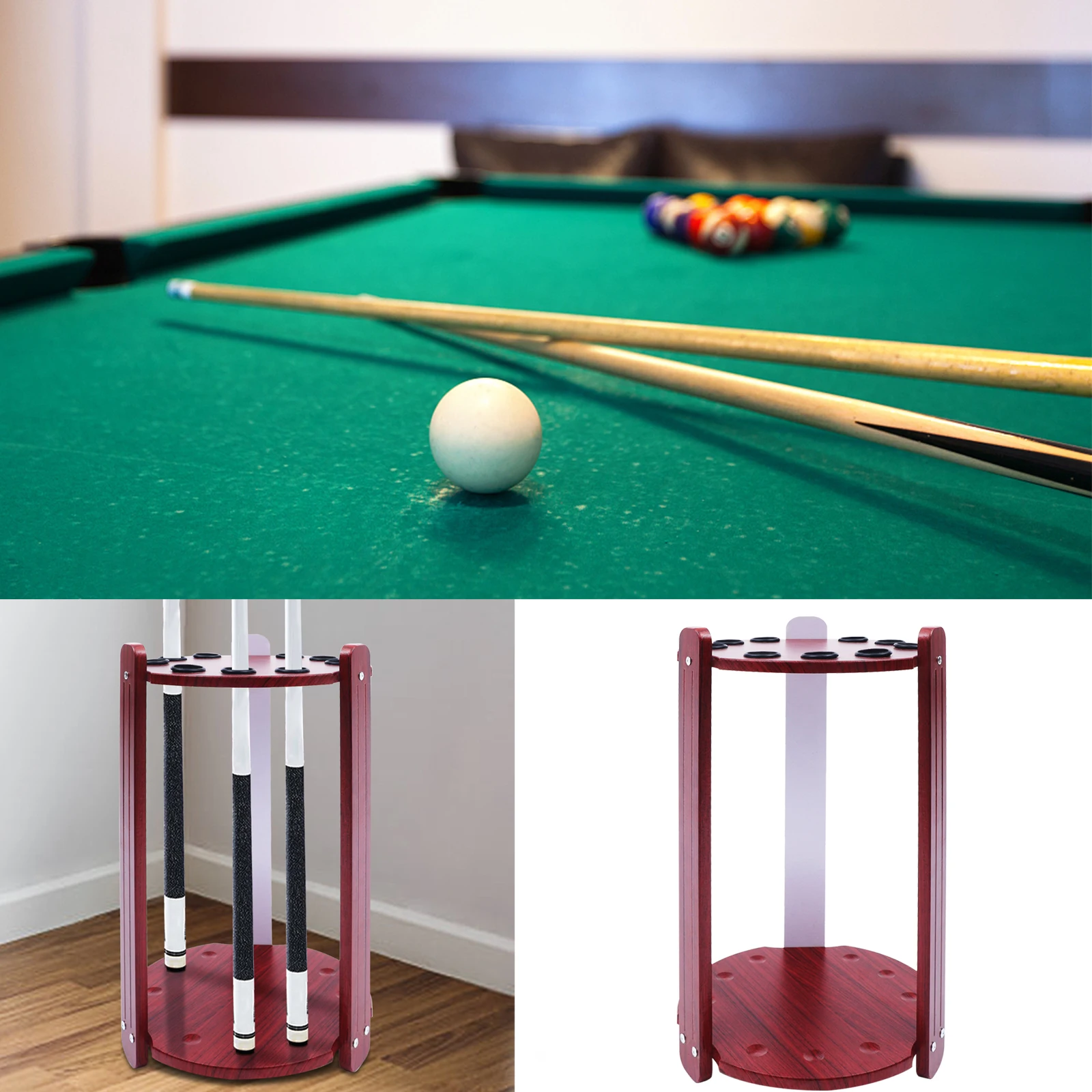 Ball Cue Rack or Holder Fit for Storing Billiard Cues Golf Clubs ...