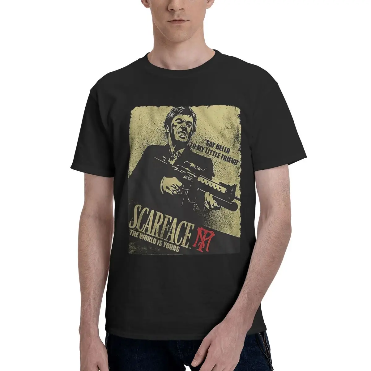 Scarface Action Black 100% Cotton Casual Breathable Confortable Shirt ...
