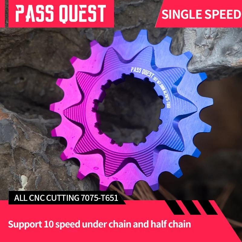 PASS-QUEST-Single-Speed-Cassette-Supper-Light-Flywheel-Cog-13T-14T-15T ...
