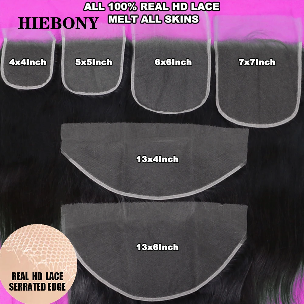 5x5-6x6-7x7-HD-Lace-Closure-Straight-Invisiable-HD-Lace-Frontal-Melt ...