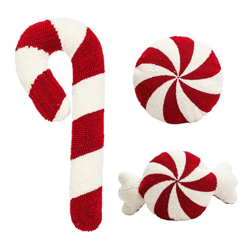 Christmas-Peppermint-Candy-Pillow-Cute-Sweet-Shaped-Red-and-White ...