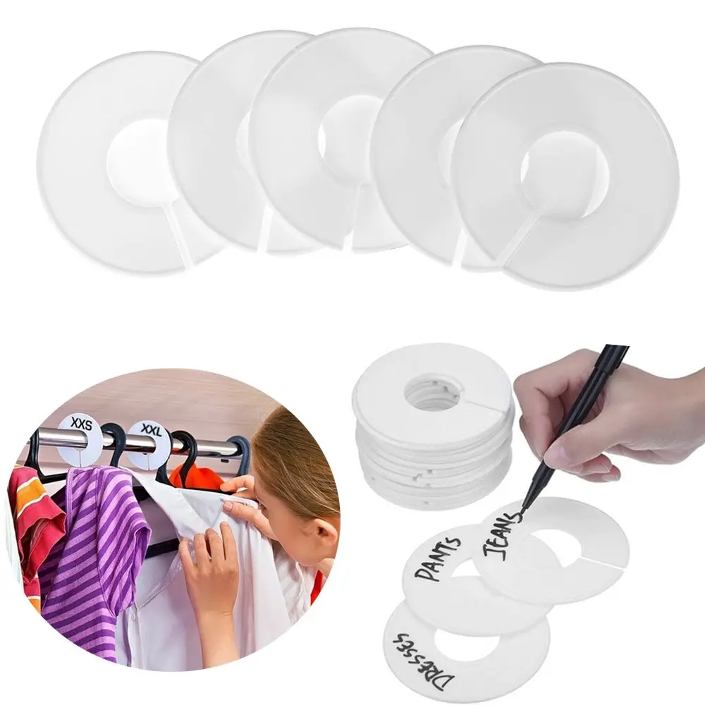 20PCS-DIY-Clothing-Size-Dividers-Round-Hangers-Closet-Dividers-for ...