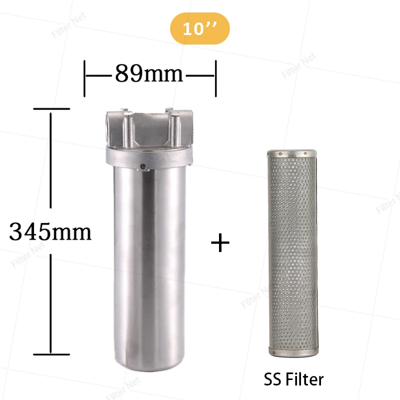 304-Stainless-Steel-10Kg-High-Pressure-Water-Filter-Housing-For-10-L ...
