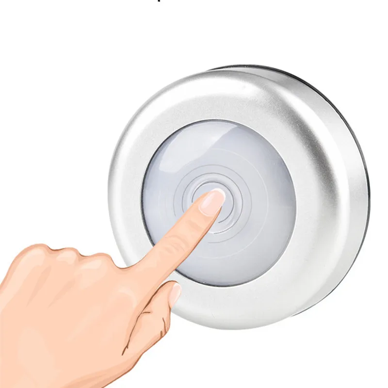 6-LED-Touch-Light-Push-Lamp-Night-Light-Car-Home-Wall-Camping-Battery ...