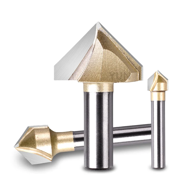 V-Type-Woodworking-Milling-Cutter-90-Degree-Drill-Bit-Round-Bottom ...