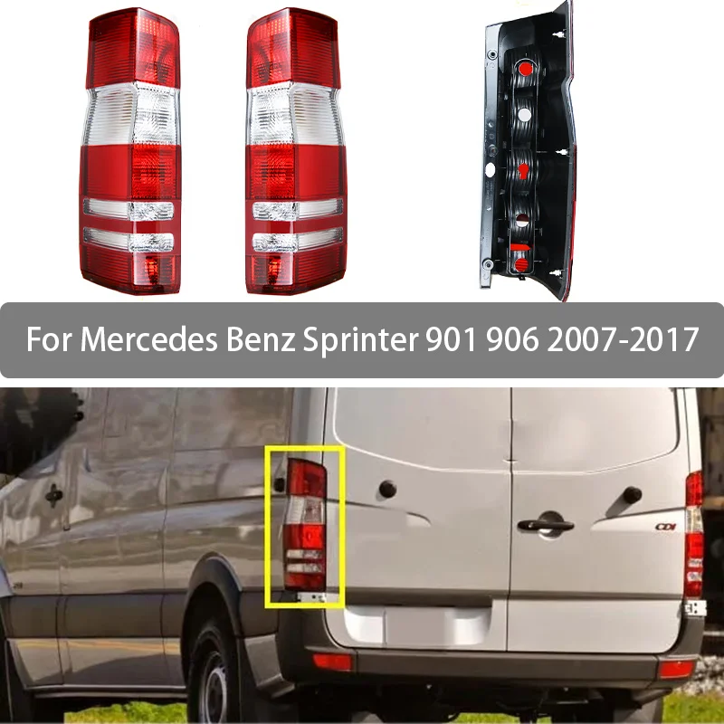 Pair Left&Right Tail Light Assembly Without Bulb For Mercedes Benz ...