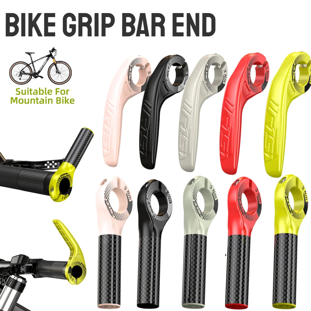Bike-Grip-Bar-End-Handle-Bicycle-Grips-Auxiliary-Riding-Horn-Rest ...
