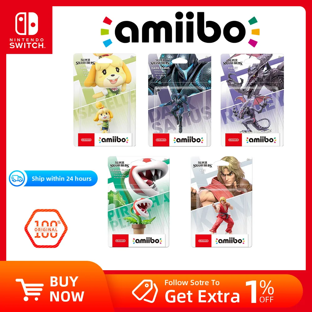 Nintendo-Switch-Amiibo-Super-Smash-Bros-Series-Isabelle-Ken-Plranha-Plant-RIDLEY-DARK-SAMUS-for.jpg