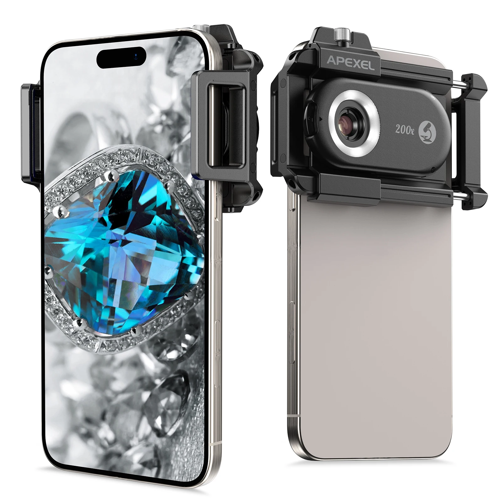 APEXEL-200X-Mobile-Phone-Microscope-Phone-Micro-Lens-with-LED-Light-CPL ...