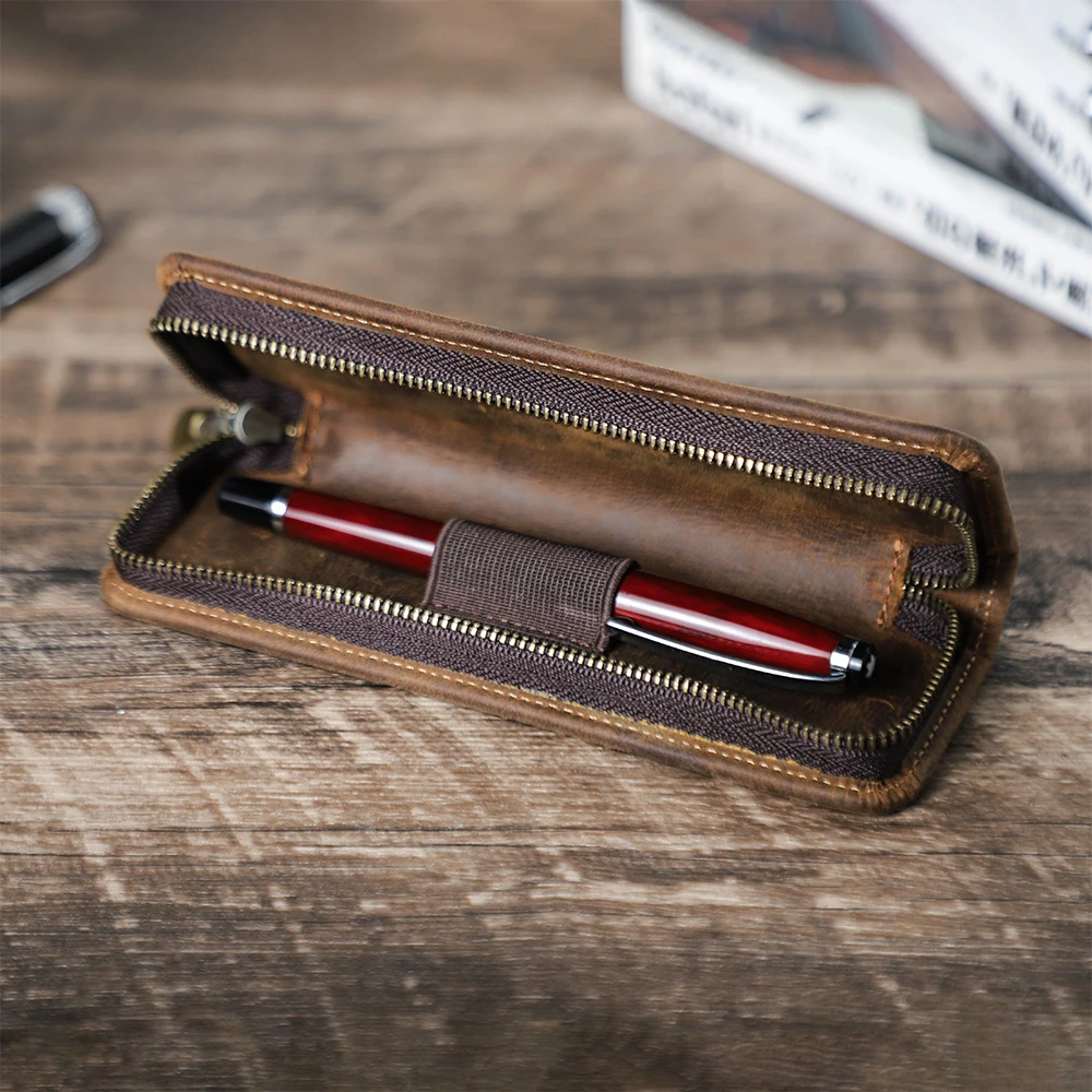 Vintage-Genuine-Leather-Fountain-Pen-Pouch-Case-Pack-One-Pen-For-Gift ...
