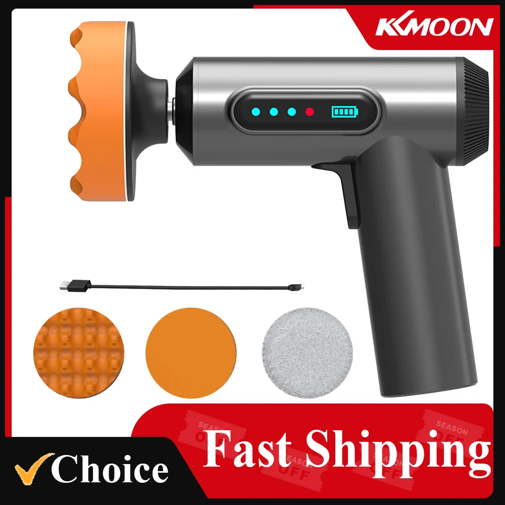 Wireless Car Polishing Machine Cordless Car Buffer Polisher Kit USB ...