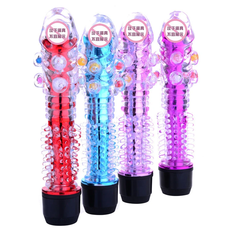 Dragon Pearl Crystal Barbed Massage Vibrating Stick Small Bald Head Fun ...